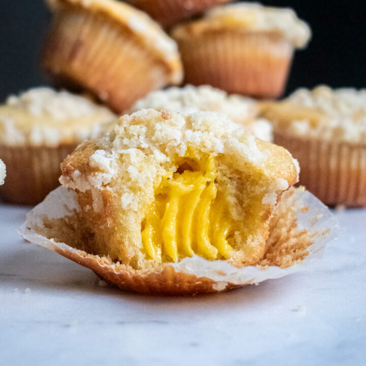 Lemon Curd Muffins - Kneaded That