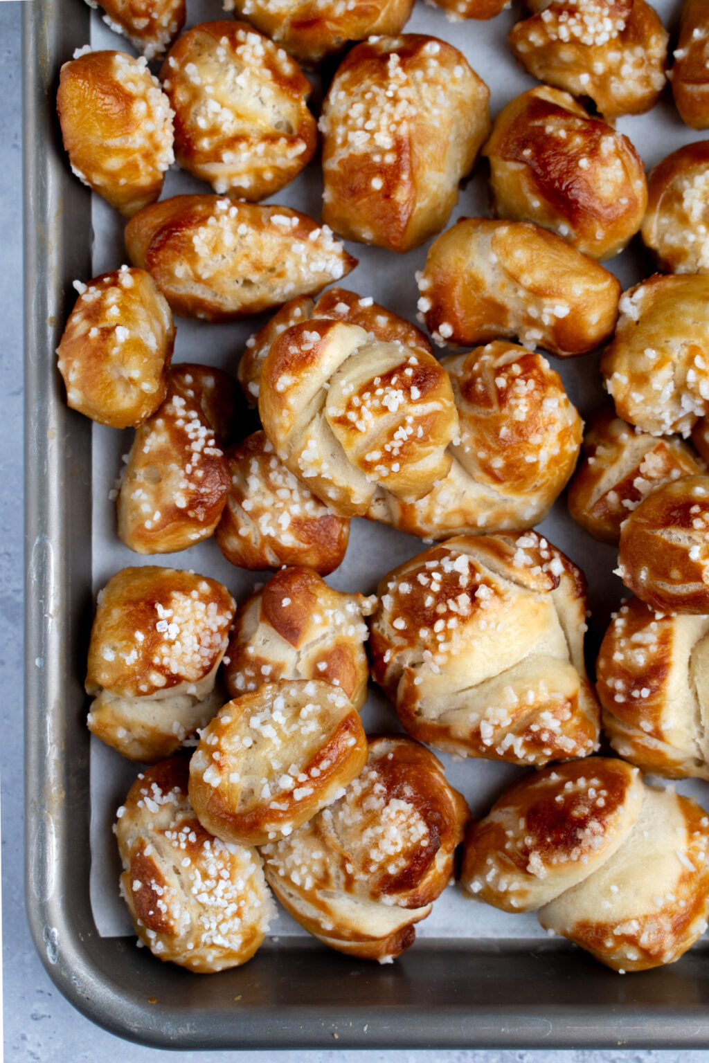 Sourdough Discard Pretzel Bites - Kneaded That